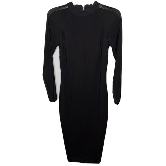 Ted Baker | Dresses | Ted Baker Dress Size Xs Extra Small Black Bodycon ...